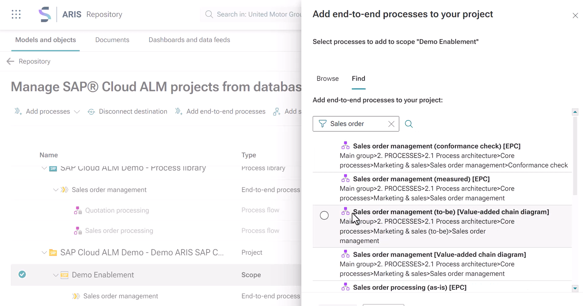 ARIS 10 SR24: ARIS goes SAP® Cloud ALM | ARIS BPM Community