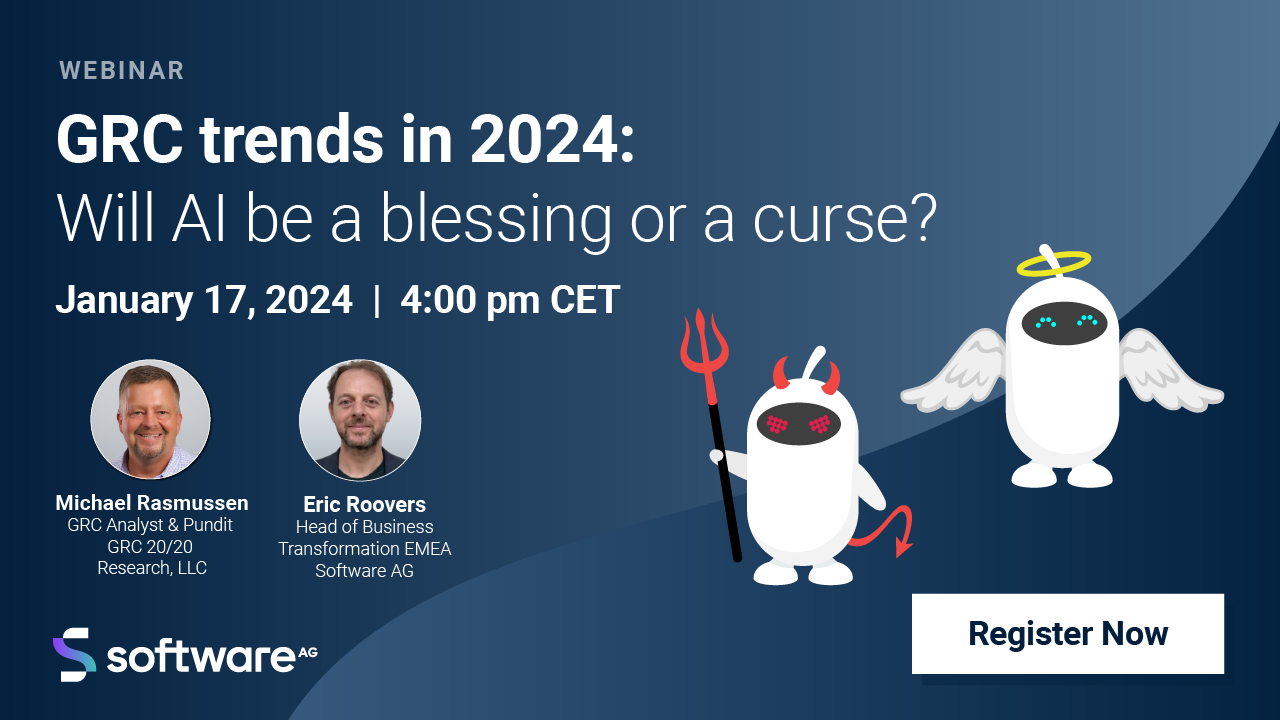 Webinar: GRC Trends in 2024: Will AI be a blessing or a curse? | ARIS BPM Community